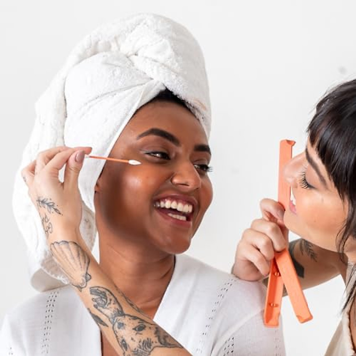 LastSwab® Reusable Cotton Swabs for Gentle & Eco-Friendly Beauty Routines - The Sustainable Alternative to Single-Use Q Tips - Zero Waste & Easy to Clean - Comes with a Convenient Travel Case Holder