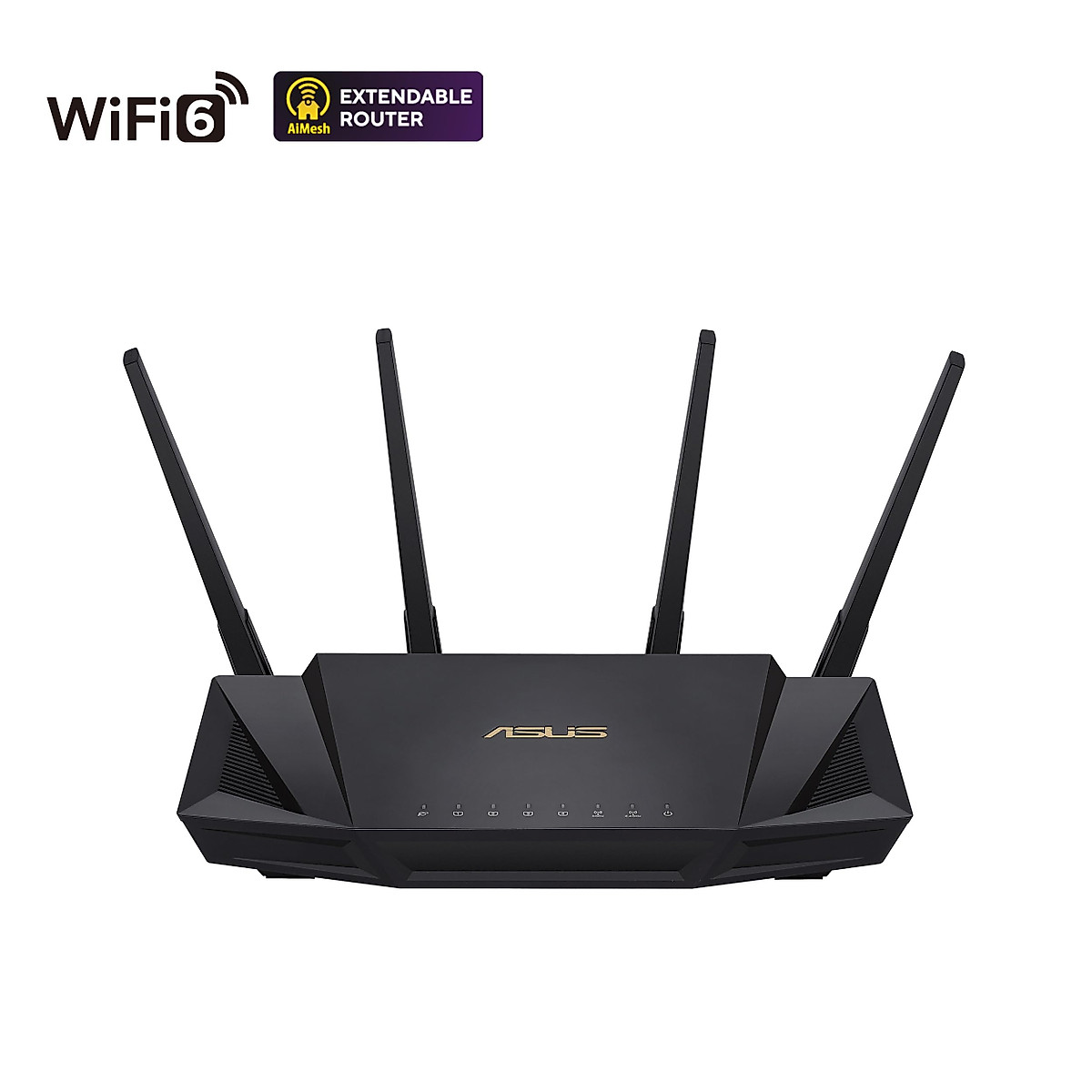 ASUS WiFi 6 Router (RT-AX3000) - Dual Band Gigabit Wireless Internet Router, Gaming & Streaming, AiMesh Compatible, Included Lifetime Internet Security, Parental Control, MU-MIMO, OFDMA