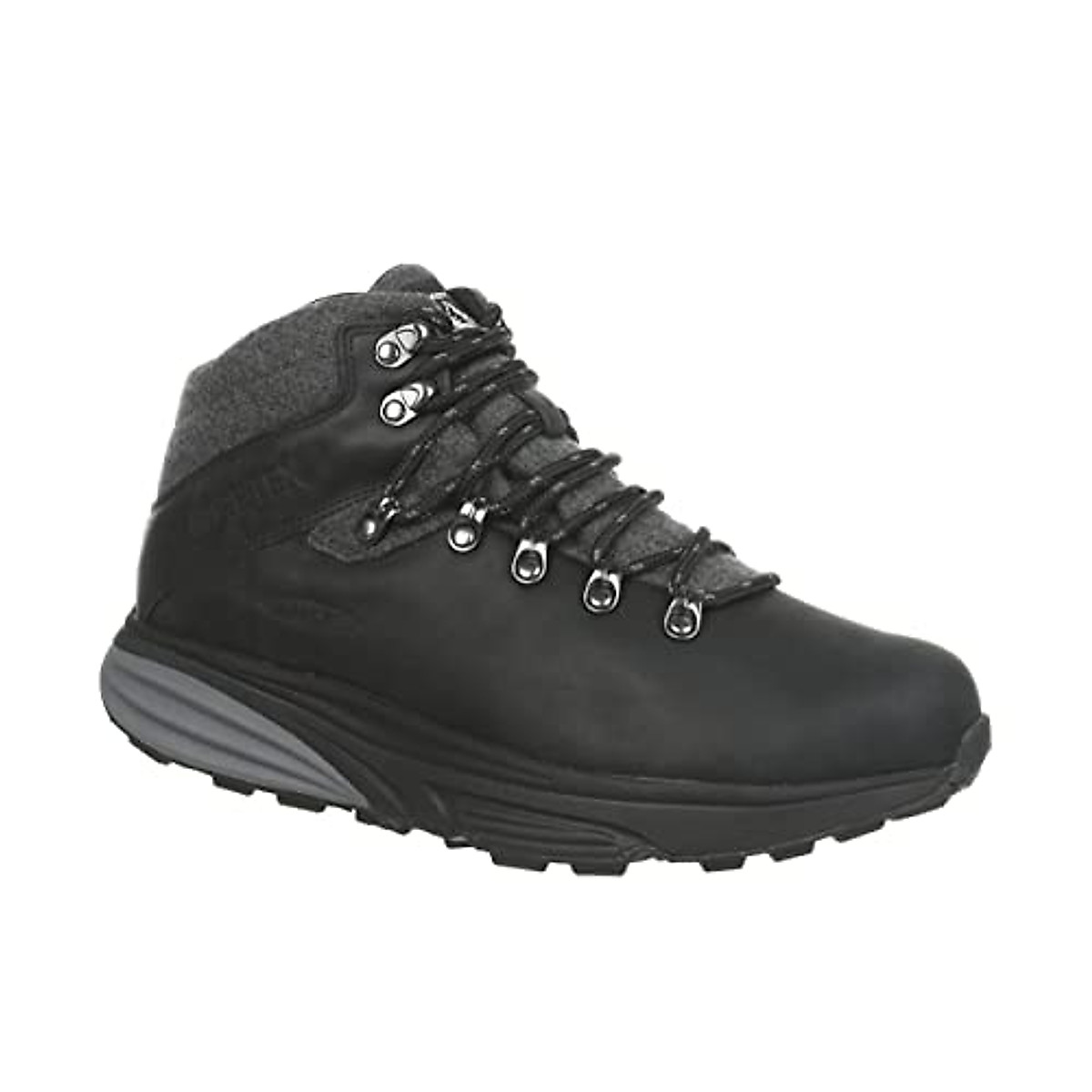 MBT Rocker Bottom Shoes Women’s – Hiking Outdoor Boots Mt Alpine - Black