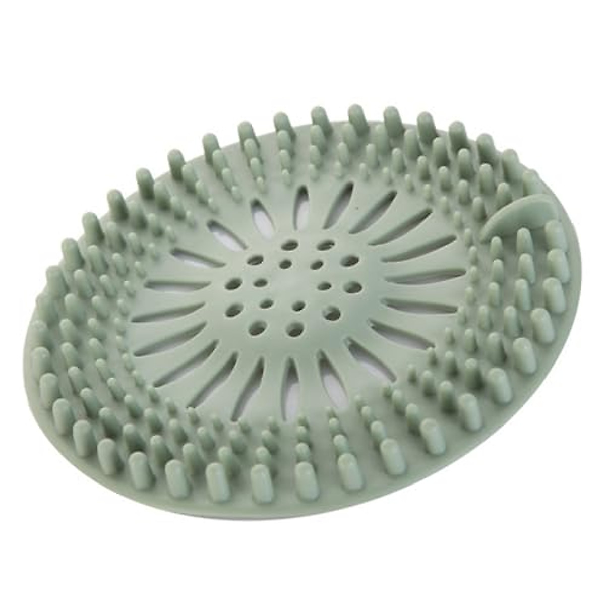 Shower Drain Cover TPR Sink Hair Catcher Stopper Drain Strainer Bath Shower Plug Hole Hair Catcher Kitchen Sink Drain Strainer for Kitchen Bathroom Bathtub (Blue)