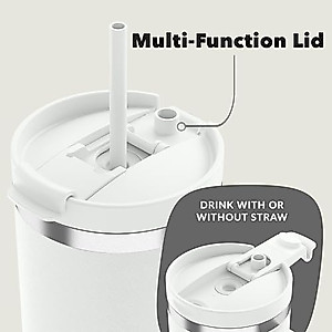 Contigo Streeterville Tumbler 1200 ml with Handle | Stainless Steel Vacuum Insulated Water Bottle with Straw and Lid | Cold for 29 Hours | Travel Mug | Thermal Flask | BPA Free