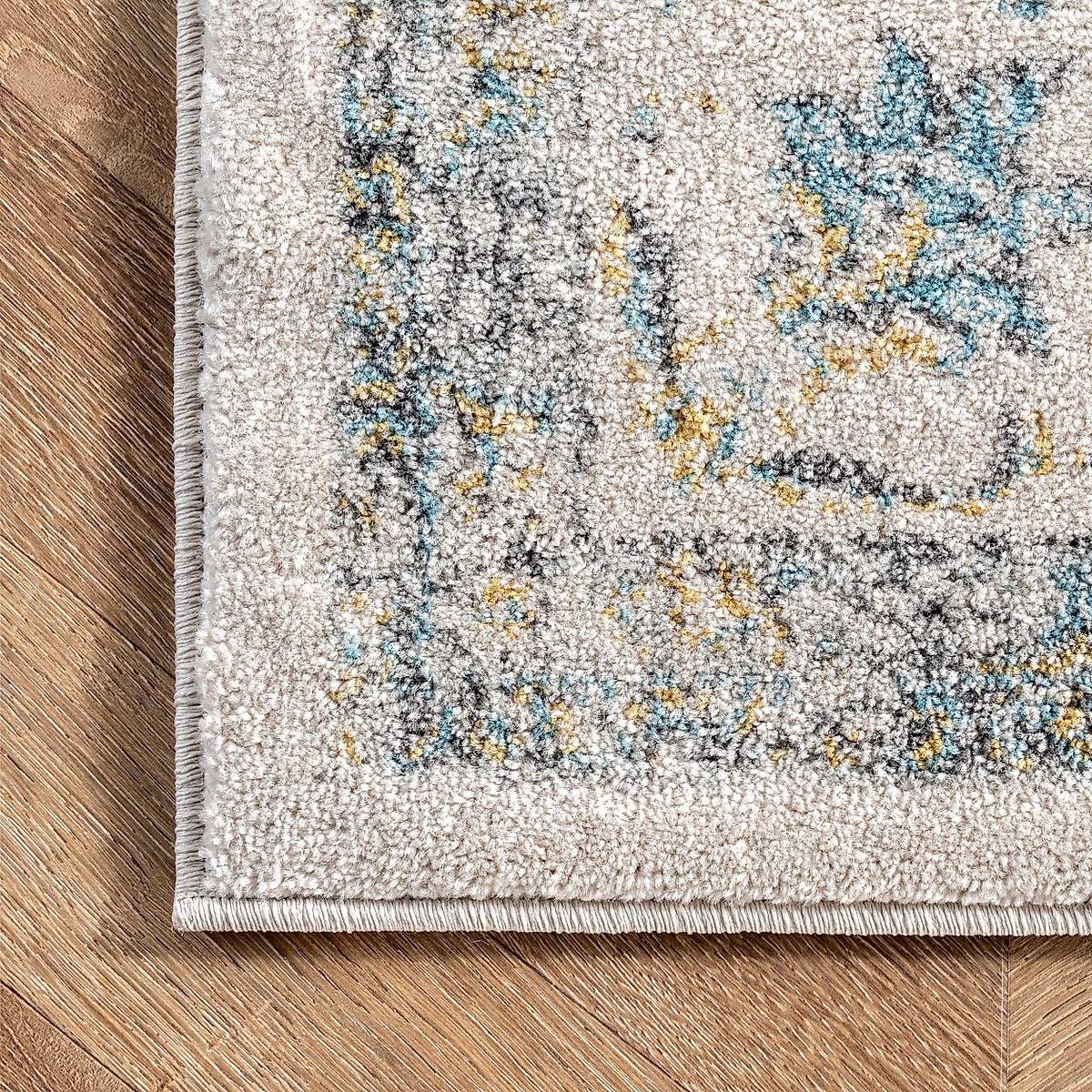 nuLOOM Paisley Verona Vintage Persian Area Rug, 3' x 5' Oval, Blue