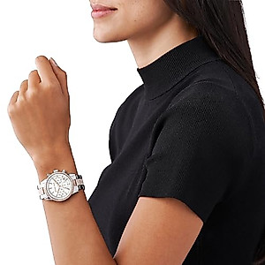 Michael Kors Ritz Chronograph Two-Tone Stainless Steel Women's Watch (Model: MK6651)