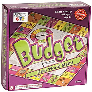 Learning ADVANTAGE-4373 Budget - Budgeting Game for Kids - Teach Money, Math and Critical Thinking