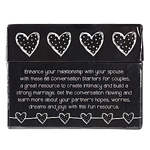 Christian Art Gifts 88 Great Conversation Starters for Husbands and Wives “ Romantic Card Game for Married Couples “ Christian Games, Communication & Marriage Help, Fun Anniversary or Wedding Gifts