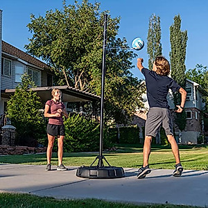 Lifetime 91009 Portable Tetherball System, Black