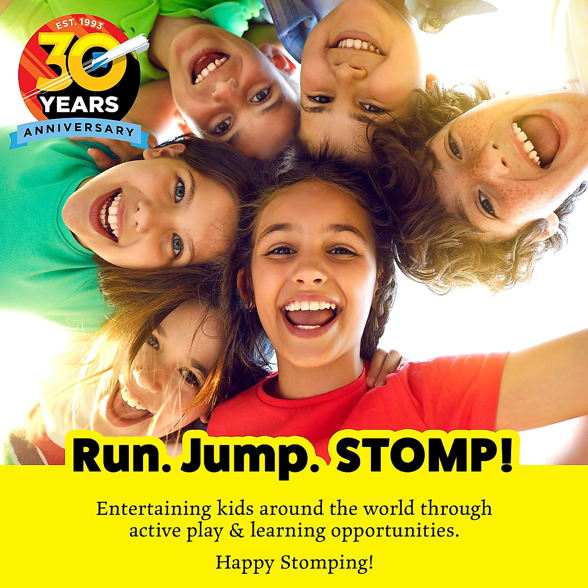 Stomp Rocket Jr Glow Rocket Refills - 6 Glow-in-The-Dark Rockets - Replacement Set for Soft Foam Rocket Launcher - Fun Outdoor Kids Toys Gift for Boys & Girls - Ages 3 & Up