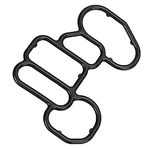 Oil Filter Housing Gasket, Rubber 15302‑RDV‑J00 Durable Heat Resistant Black Flexible Antiaging Engine Part for Auto