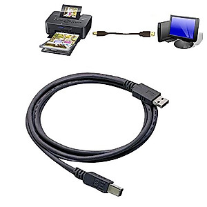 HeroFiber Canon SELPHY CP1300 Wireless Compact Photo Printer (White) + Canon KP-108IN Color Ink Paper Set (Produces up to 108 of 4 x 6 Prints) + USB Printer Cable Ultra Gentle Cleaning Cloth