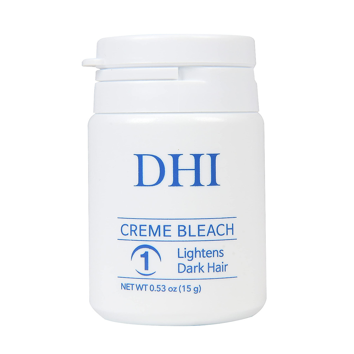 DHI Creme Bleach Mild Original Sensitive Formula Lightens Dark Hair Face & Body 1.9 OZ