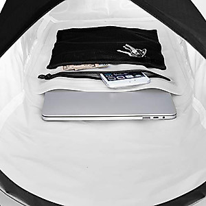 Skog Å Kust BackSåk Pro Waterproof Floating Backpack with Exterior Airtight Zippered Pocket | Black, 35L