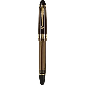 PILOT Custom 823 Fountain Pen, Amber Barrel, Fine Nib, Blue Ink (60558)