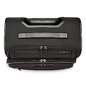 Samsonite Lineate DLX Softside Expandable Luggage with Spinner Wheels, Black