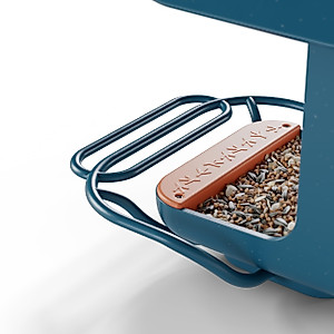 Bird Buddy Blue Perch Extender – Add-On Accessory for Better Bird Watching Experience - Outdoor Bird Perch for Feeding Multiple Birds - Weatherproof and Durable for Large Bird Species