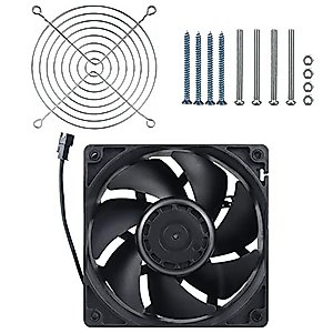 GLAHORSE Digital Fan Kit for Compatible Masterbuilt MB20040220/MB20041220 Gravity Series witch Include 560/800/1050 Digital Charcoal Grill and Smoker Accessories (MB-Fan kit)