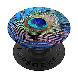 Peacock Pop Sockets PopSockets PopGrip: Swappable Grip for Phones & Tablets