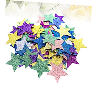 jojofuny 200pcs Decor Party Paper Scrap Tabletop Star Sprinkles Engagement Bridal Painting Confetti Paper Scrap. Diy Paper Scrap Party Supplies Dining Table Scatter Baby Mini