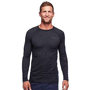 Black Diamond Mens Rhythm Short Sleeve Tee Shirt, Black, Medium