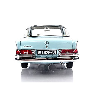 Norev 1965 220 S Light Blue with White Top 1/18 Diecast Model Car 183920
