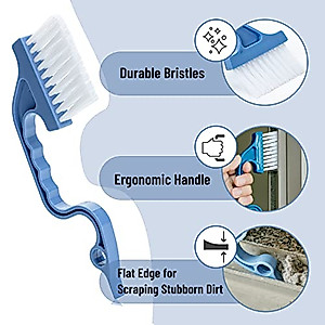 Slick- Window Track Cleaning Brush, 2 Pack, Window Cleaning Brush, Window Groove Cleaning Brush, Window Track Cleaner, Gap Cleaning Brush, Window Groove Cleaning Tool, Window Cleaning Brush Tool