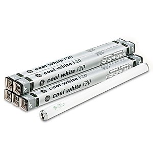 Ge Lighting 80045 24" 20 Watt Cool White Ecolux T12 Fluorescent Bulb
