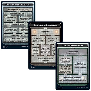 Magic: The Gathering Adventures in The Forgotten Realms Bundle | 10 Draft Boosters (150 Magic Cards) + Accessories