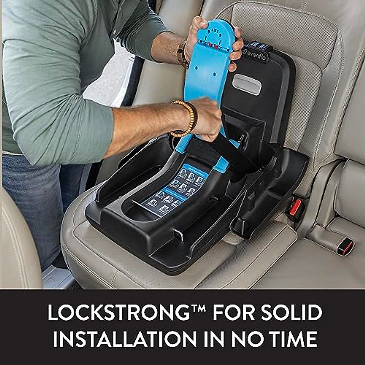 Evenflo Gold Shyft DualRide Infant Car Seat and Stroller Combo with Carryall Storage (Moonstone Gray)