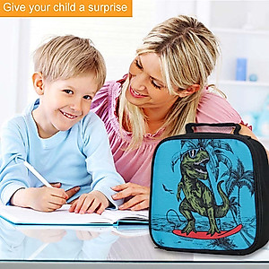 Dinosaur Lunch Box for Boys, Kids Insulated Lunch Bag, Toddler Lunchbox