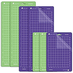 NICECHO Cutting Mat for Cricut Joy Machine, 4.5” X12” 4.5”X6.5” StandardGrip/StrongGrip Mats, Variety Adhesive Cutting Mats Replacement Accessories for Cricut Joy
