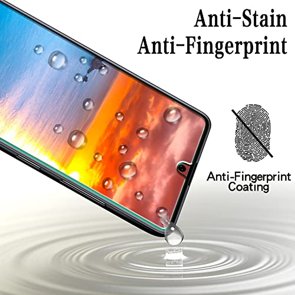 MAYtobe [2-Pack] For Samsung Galaxy A71 5G, Galaxy A71 5G UW, Galaxy A71 4G Tempered Glass Screen Protector, Support Fingerprint Reader, Case Friendly, Bubble Free