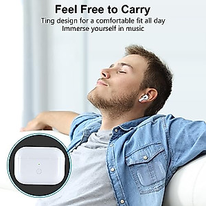 Wireless Charging Case Replacement Compatible with AirPods Pro 1st & 2nd Generation, AirPods Pro 1st & 2nd Charger Case with Bluetooth Pairing Sync Button