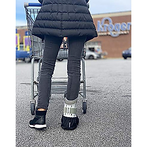 MyShoeCovers 1 Fracture Walking Boot Cover - Black, Large