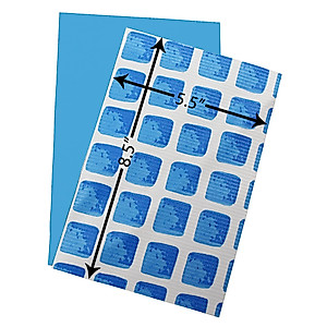 Pool Above Repair kit for Above-Ground Swimming Pool Liner | Vinyl Repair Patch for Inflatable Swimming Pool | Heavy Duty 5.5 inch x 8.5 inch Pool Patch Repair kit