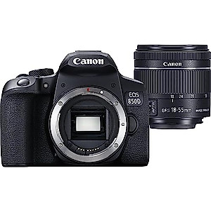 Canon EOS 850D (T8i) DSLR Camera EF-S 18-55mm f/4-5.6 is STM Lens Bundle, Starter Kit with (Gadget Bag, Digital Slave Flash, 192Gb Memory, 50" Tripod and More) (Renewed)