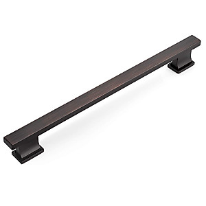 Cosmas 10 Pack 702-192ORB Oil Rubbed Bronze Contemporary Cabinet Hardware Handle Pull - 7-1/2" Inch (192mm) Hole Centers