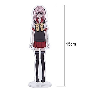 URAQT My Dress Up Darling Stand 5pcs Set, Marin Kitagawa Cosplay Acrylic Stands Model Plate Fans Gift Collection Props