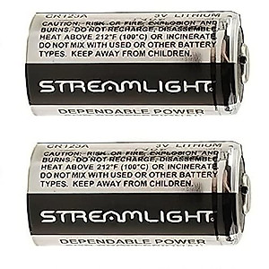 Streamlight 85177 CR123A Lithium Batteries, 12-Pack
