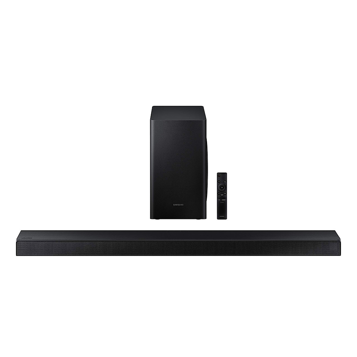 Samsung QN75QN90AA 75" Neo QLED QN90 Series 4K Smart TV Titan Black with a Samsung HW-T650 Bluetooth Soundbar with Dolby Audio Wireless Subwoofer (2021)