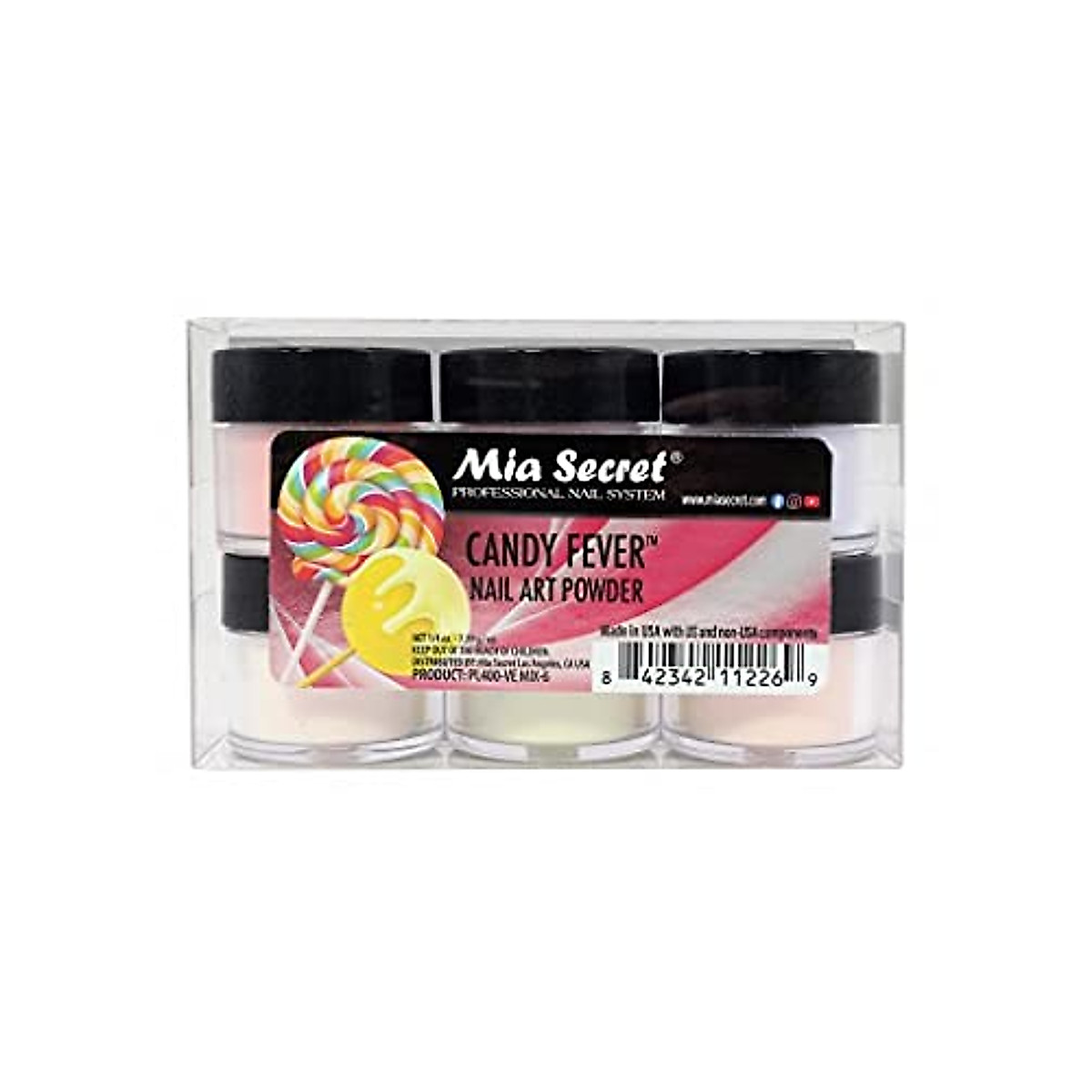 MIA SECRET - 6 COLORS SET - CANDY FEVER (PL400-VE MIX-6)