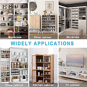 WINKING MOON 5mm Cabinet Shelf Pegs Spoon Shape Nickel Plated Metal Support Pins for Bookshelf Kitchen Furniture Adjustable Wood Shelves Holder (Pack of 80)