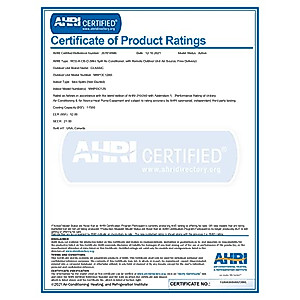 12000 BTU 21 SEER Classic Air Conditioner Mini Split INVERTER Ductless 220V COLD ONLY