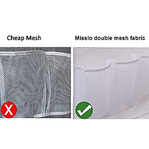 MISSLO Shower Caddy Organizer 5 Pockets + 8 Pockets Mesh Shower Organizer