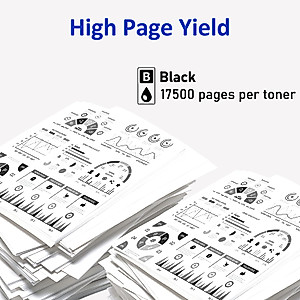 KCMYTONER Compatible Toner Cartridge Replacement for HP 14X CF214X Work with Laserjet Enterprise 700 M712 M725 M712dn M725X Series Printer - Black 2 Pack