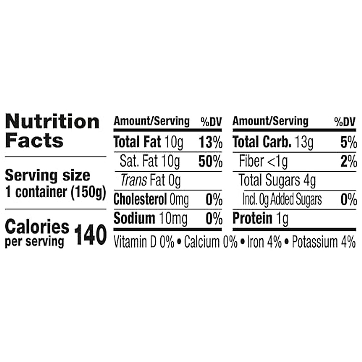 So Delicious Dairy Free Coconut Milk Yogurt Alternative, 0g Added Sugar Vanilla, Vegan, Gluten Free, Non-GMO, Creamy Plant Based Vanilla Yogurt Alternative, 5.3 Oz Container