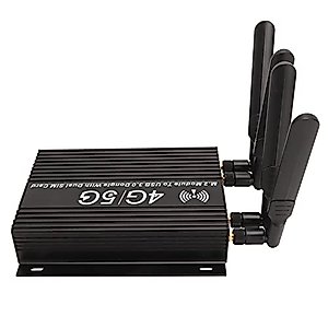 NGFF M.2 4G 5G Module to USB 3.0 Adapter with Cooling Fan, Dual SIM Card Slot High Gain Antenna Auxiliary Power Supply,3042 3052 Model M.2 Key B