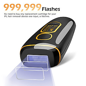IPL Laser Hair Removal for Women and Men Permanent Hair Removal,Upgraded 999,999 Flashes Painless Hair Removal Device at Home with Ice Cooling for Facial Legs Arms Whole Body Treatment
