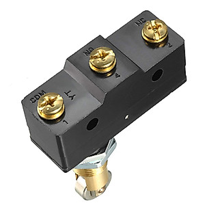 uxcell 2PCS Z-15GQ22-B 1NO + 1NC Panel Mount Roller Plunger Micro Action Switches