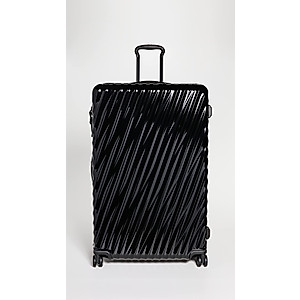 TUMI 19 Degree Worldwide Trip Polycarbonate 4 Wheel Packing Case - Travel Suitcase - Retractable Top Black One Size One Size