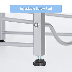 LIANTRAL 5 Gallon Water Jug Holder, 5 Tiers Silver Heavy Duty Water Rack Freestanding, Water Bottle Organizer for Home Office