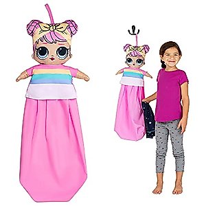 Franco Kids Room Laundry Plush Hanging Happy Hamper, One Size, LOL Surprise
